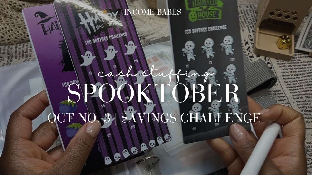 SPOOKTOBER | Spooky Friends Binder + Spooky Box | Cash Envelope Method ...