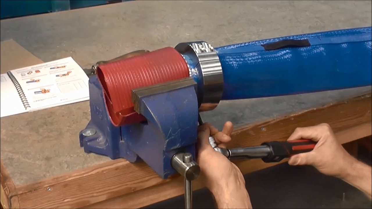 Section 4 - Completing the fitting of the coupling and adjusting the ...