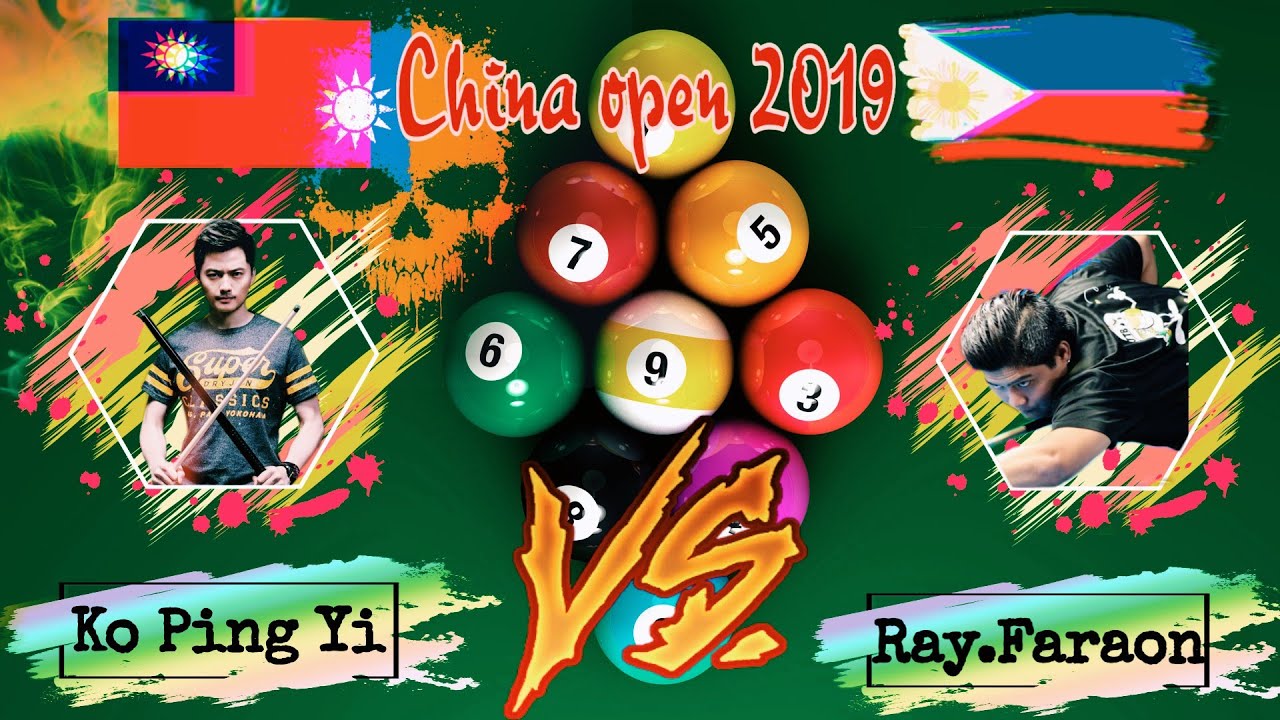 【Pool Live】China Open 2019 - Ko Ping Yi(柯秉逸) Vs Raymund Faraon - Race ...