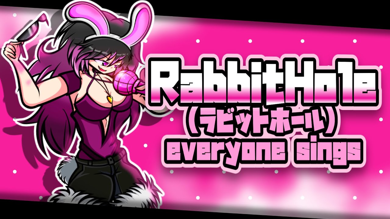 【FNF】Rabbit Hole ami(OC)＆everyone Sings【Cover】 - YouTube