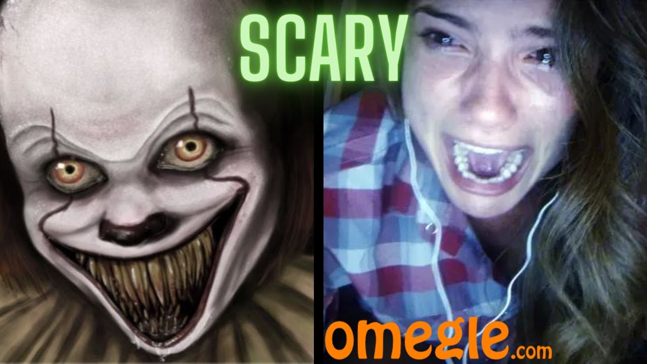Scary clown Jumpscare on Omegle #omegle - YouTube