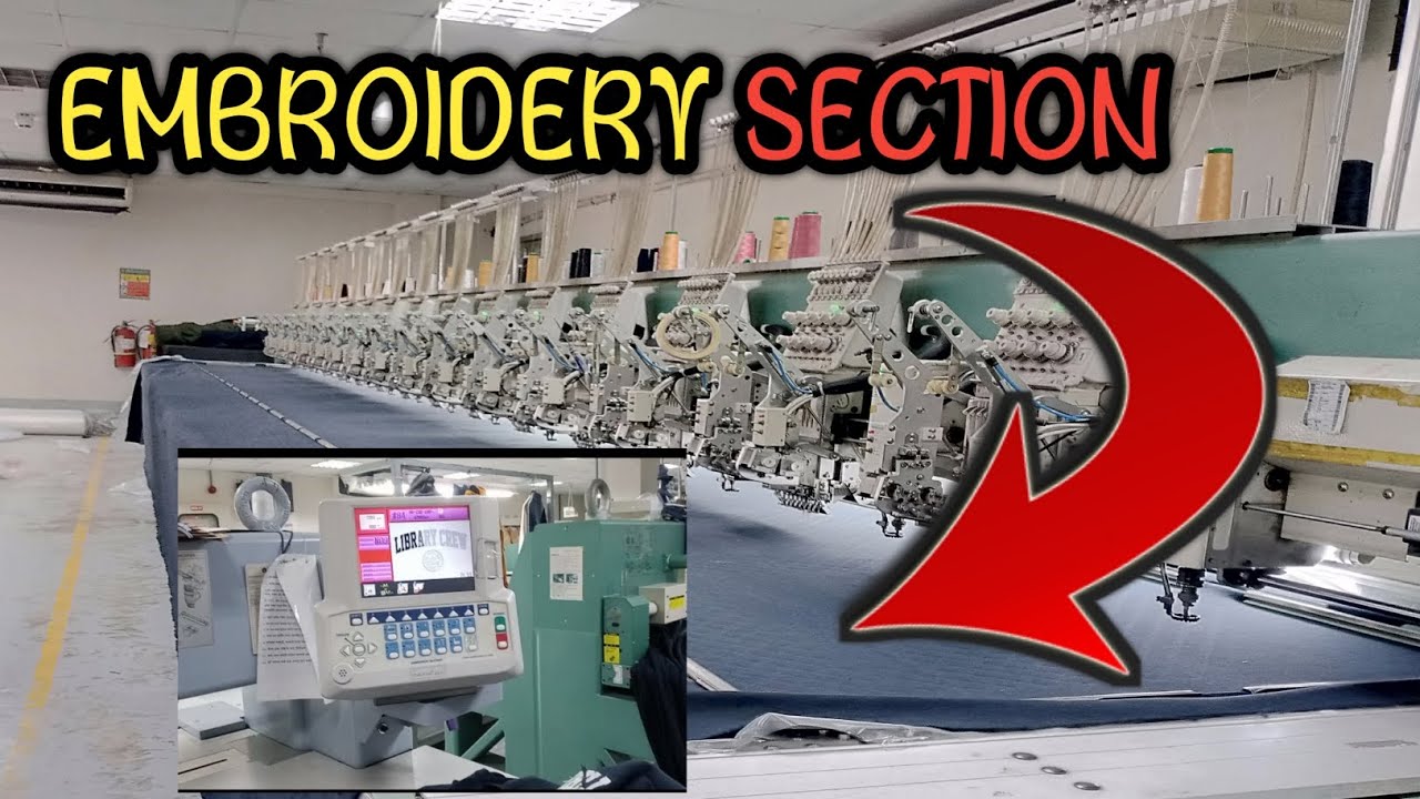 EMBROIDERY SECTION ️‍🔥 - YouTube