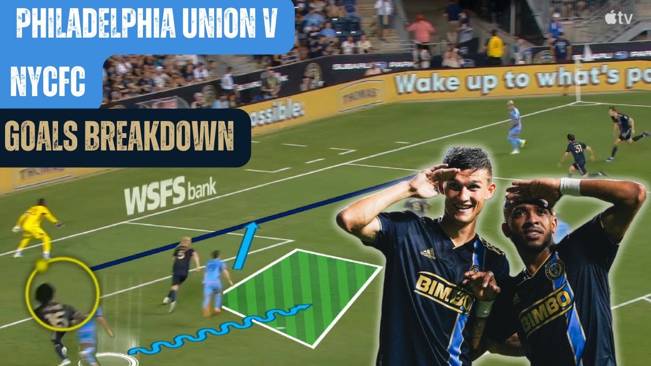 Goals Breakdown: Philadelphia Union v NYCFC (7/15/23) - YouTube