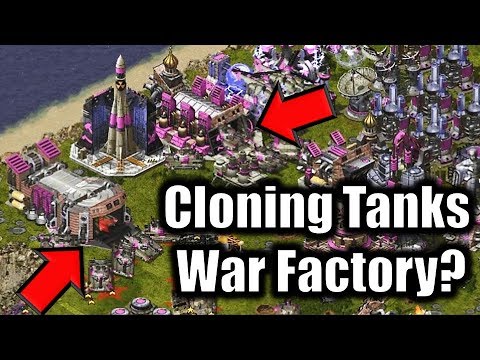 Cloning Tanks War Factory? red alert 2 mod Red Resurrection - YouTube