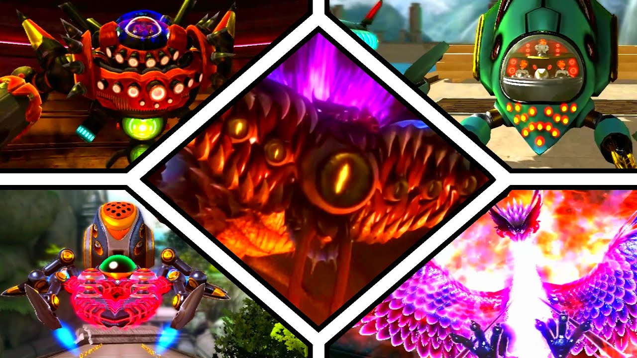 Sonic Unleashed - ALL BOSSES HD (Xbox One, Xbox 360, PS3) - YouTube