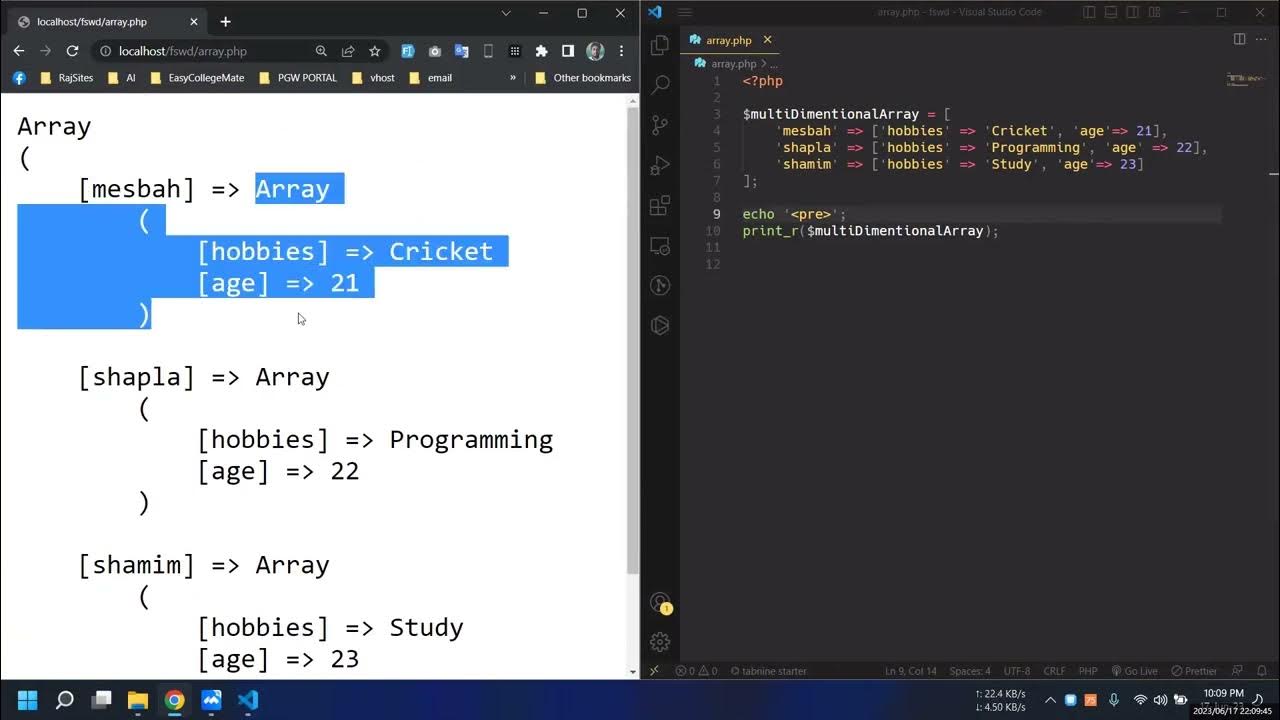 PHP Live Class | PHP Basic Tutorial | Class 09 - YouTube