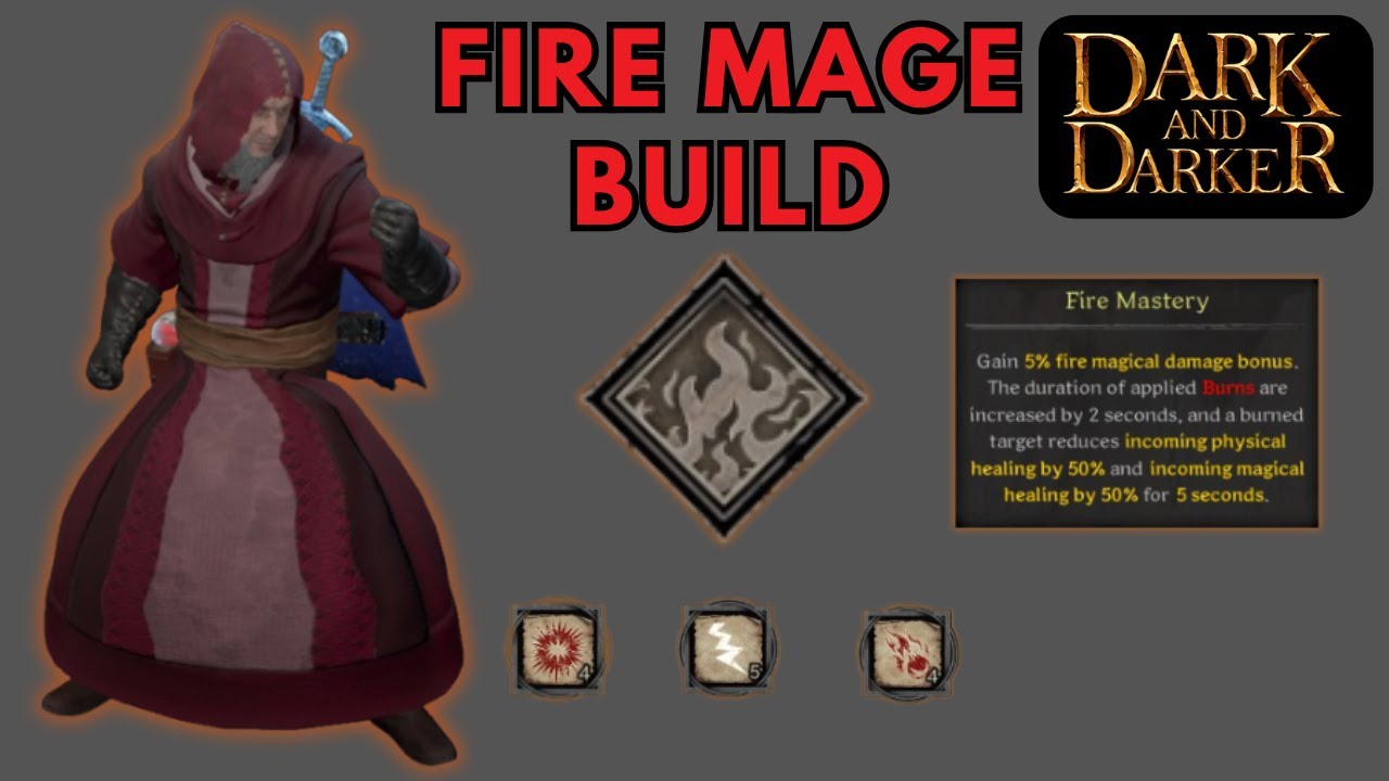 BURN MASTERY Wizard is My New Favorite Class in Dark and Darker! - YouTube