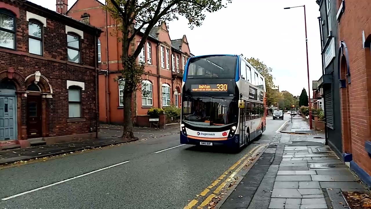330 Stagecoach Bus Dukinfield Tameside England 2021 UK 💙💚🚌 - YouTube