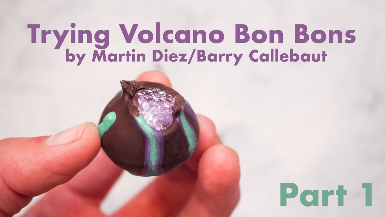 Volcano Chocolate Bon Bon Part 1 - YouTube