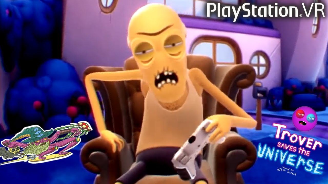 'Trover Saves the Universe' PSVR - "Old Man Chairorpian" [ALL DIALOGUE ...