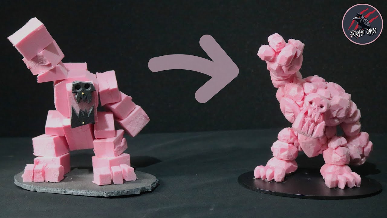 BUILD A ROGUE IDOL! How To Make Miniatures With Foam - Warhammer ...