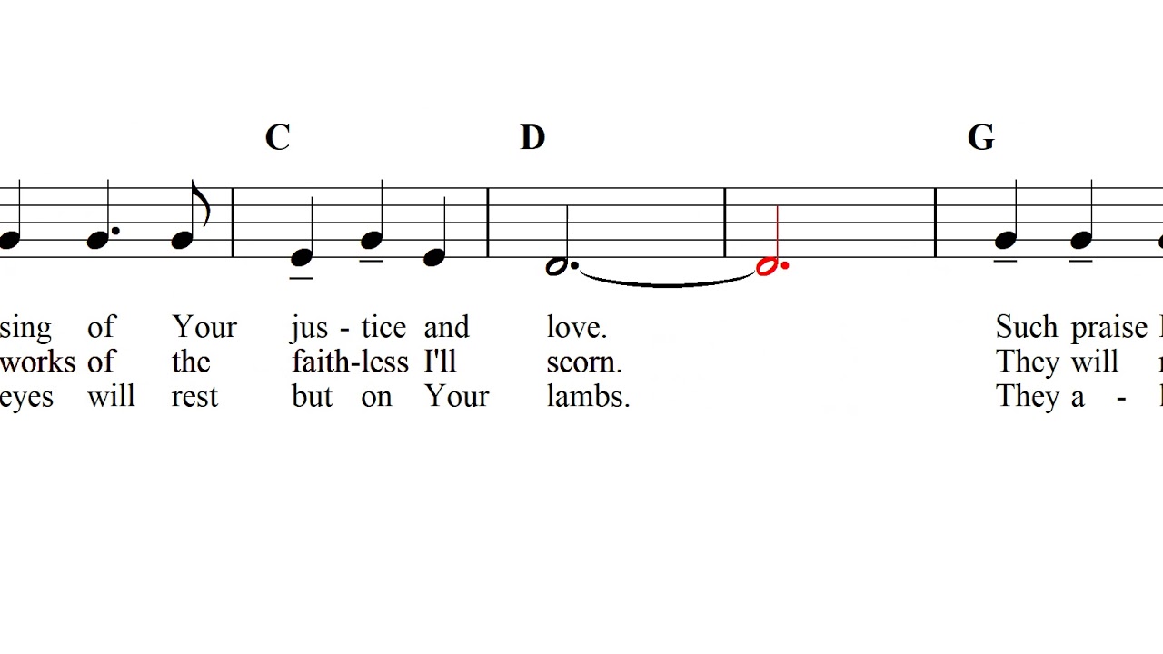 Psalm 101 I ll Sing Of Your Justice And Love YouTube psalm-101-i-ll-sing-of-your-justice-and-love-youtube