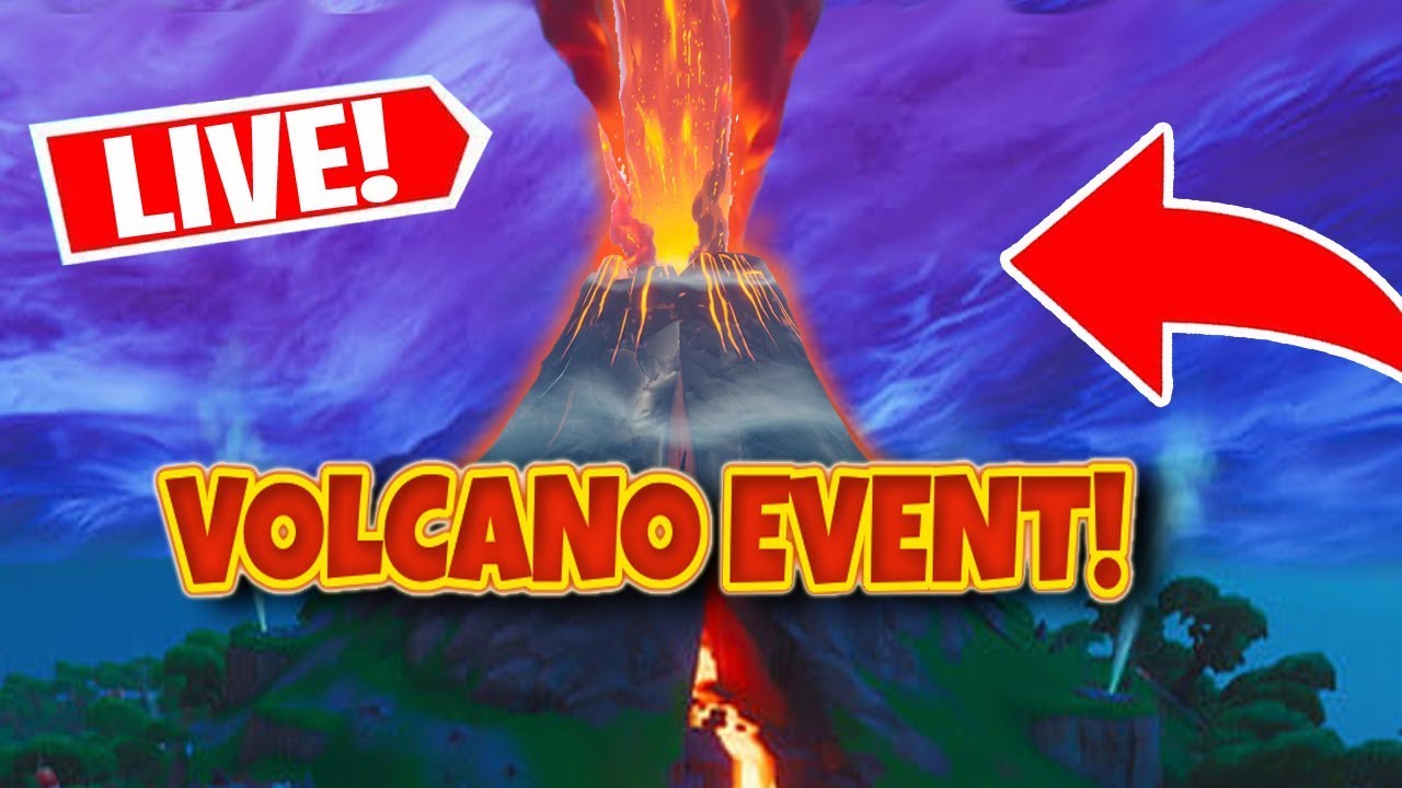 FORTNITE VOLCANO EVENT RIGHT NOW! *NEW* COUNTDOWN! LOOT LAKE EVENT ...