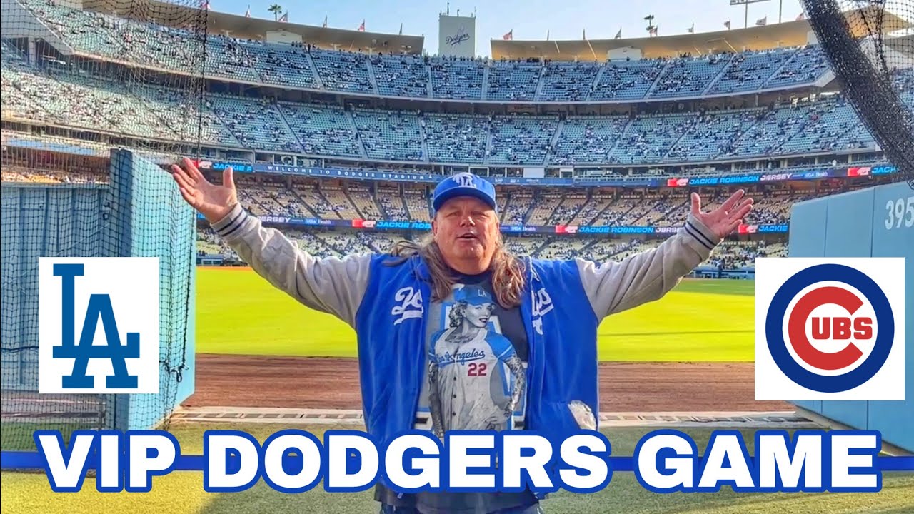 LA Dodgers game full V.I.P. experience LA Dodgers vs Chicago Cubs - YouTube