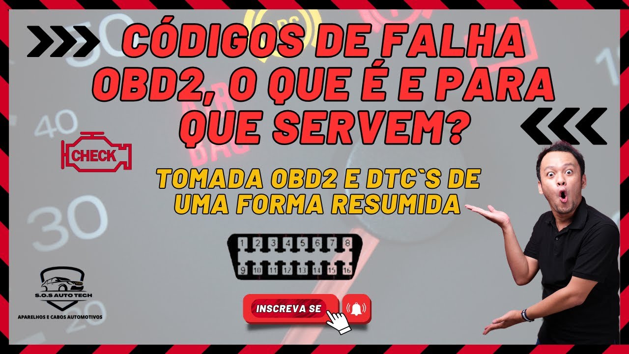 Códigos de Falha no Painel e Tomada OBD2 - Entenda de uma forma SIMPLES e resumida os DTC`s #106 ...