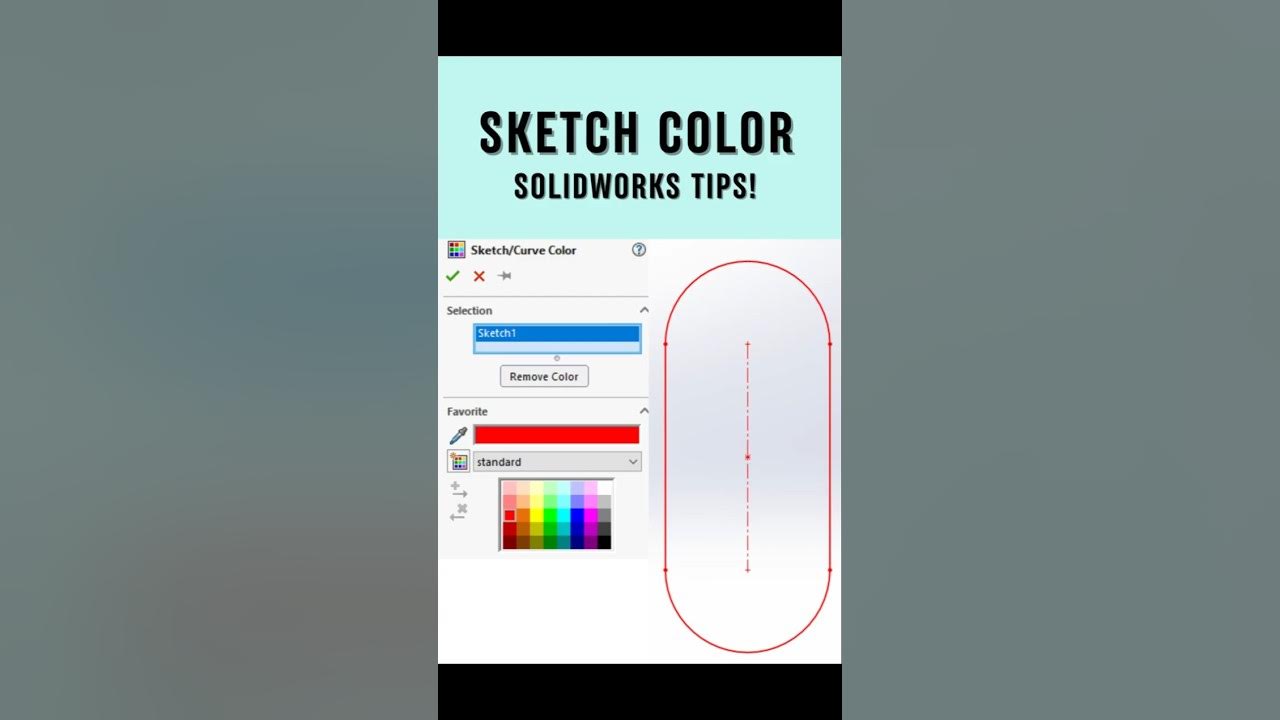 How to Change Line Color in SOLIDWORKS (Super Easy & Quick!) - YouTube