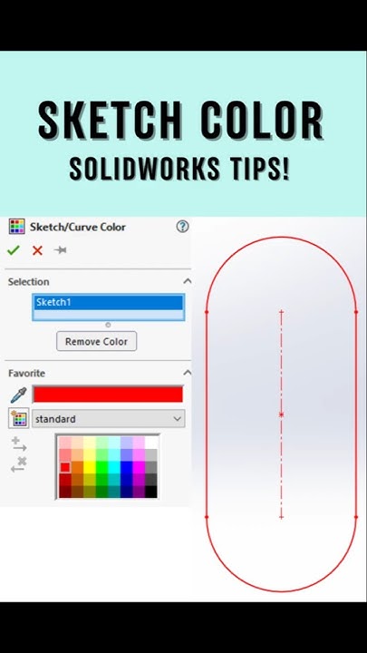 How to Change Line Color in SOLIDWORKS (Super Easy & Quick!) - YouTube