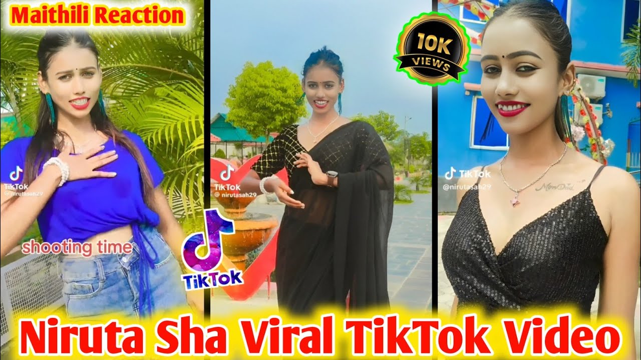 Niruta Sha Viral TikTok Video | Niruta Sha New Video | Niruta Sha Roast Video | #Maithili ...