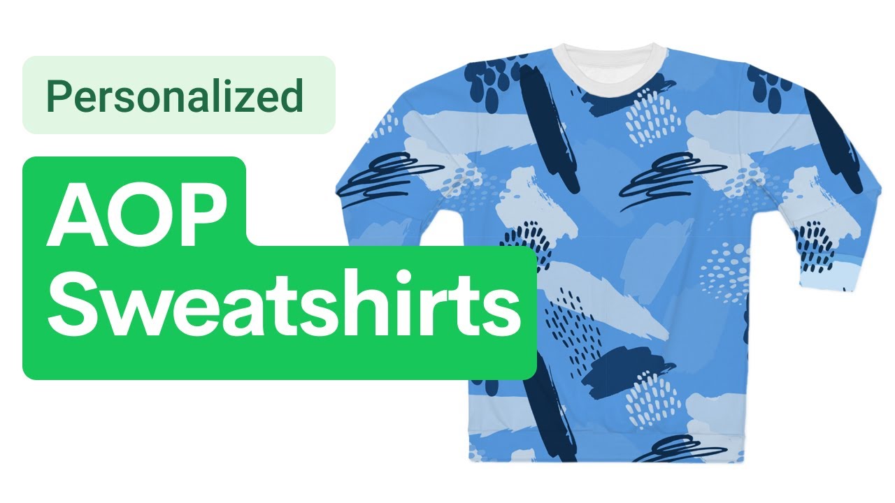 Create your own custom AOP Sweatshirts [Printify Product Review] (2024 ...