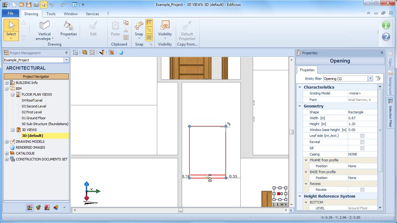 Edificius Tutorial - The opening's Geometry - ACCA software - YouTube