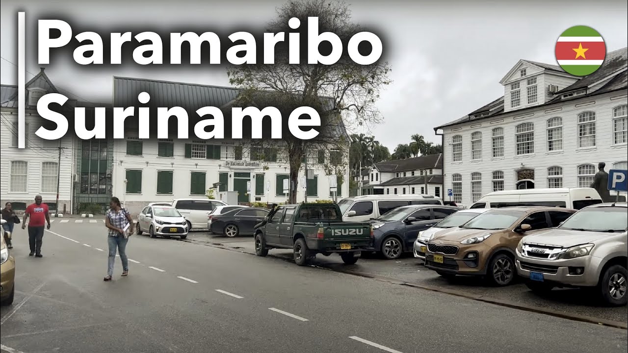City walk in Paramaribo (Suriname), City sounds, Tropical Rain 🇸🇷 - YouTube
