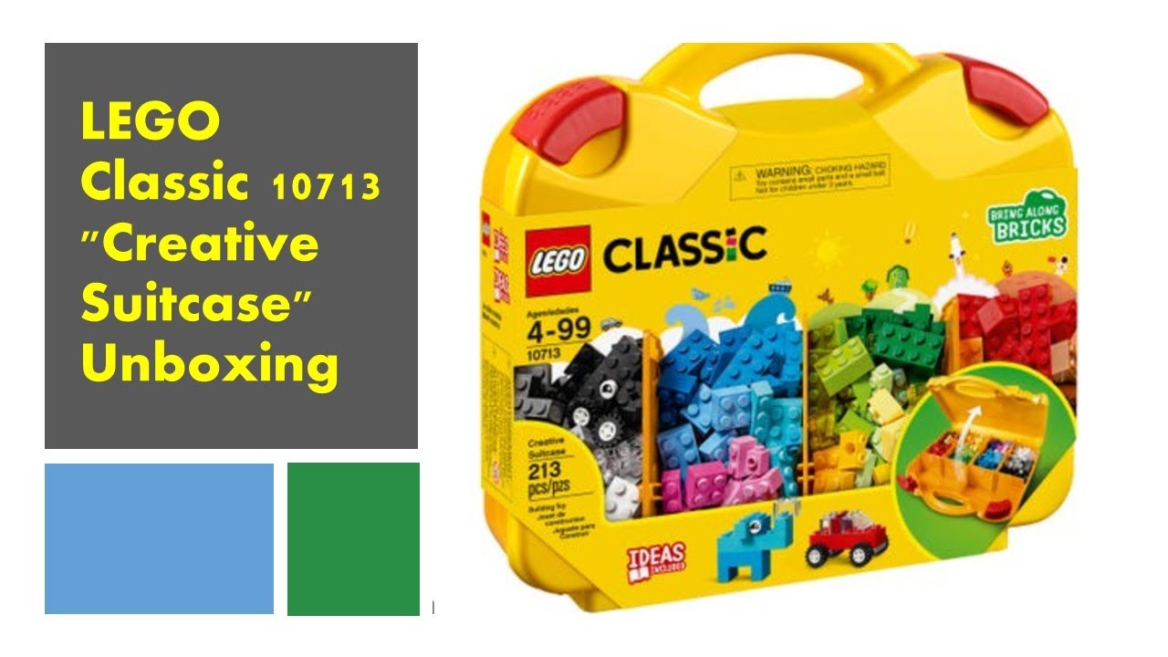 LEGO Classic 10713 "Creative Suitcase" Unboxing | Gift Toys for Five+ ...