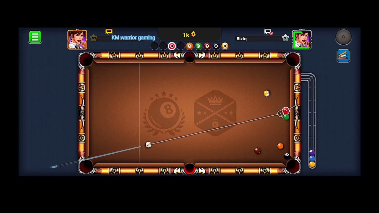 KM warrior gaming ( playing 9 ball pool ) ( Dallas rodeo) - YouTube