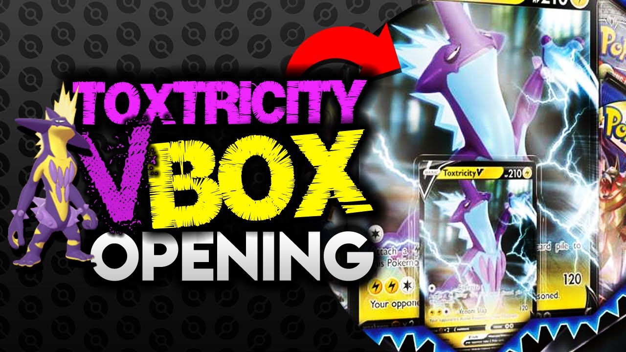 Opening Toxtricity V Pokemon Box - *NEW* Promo Card - YouTube