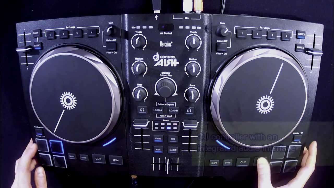 Midi Controller HERCULES - DJ CONTROL AIR + Demo | DJShop - YouTube