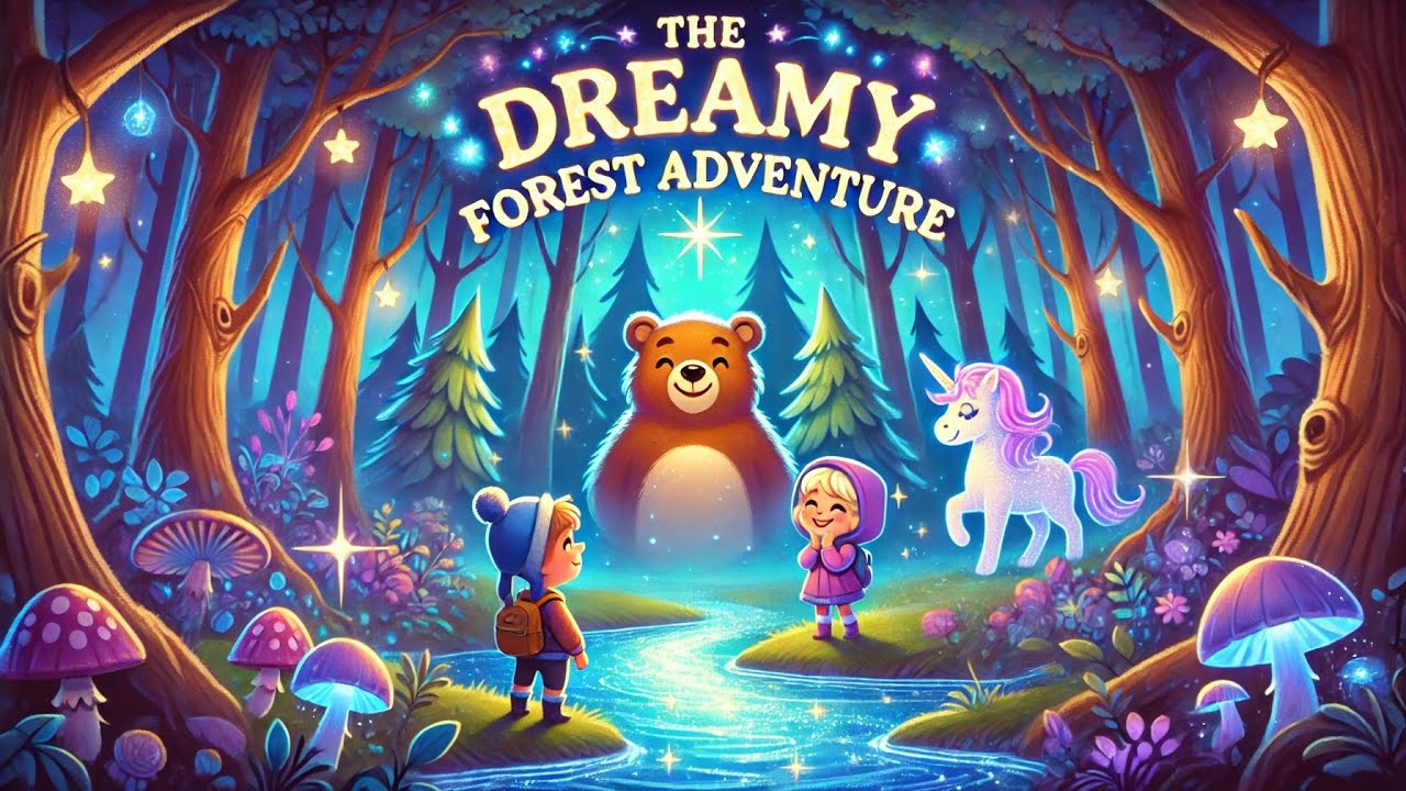 🌙 The Dreamy Forest Adventure | Relaxing Bedtime Story & Lullaby for ...