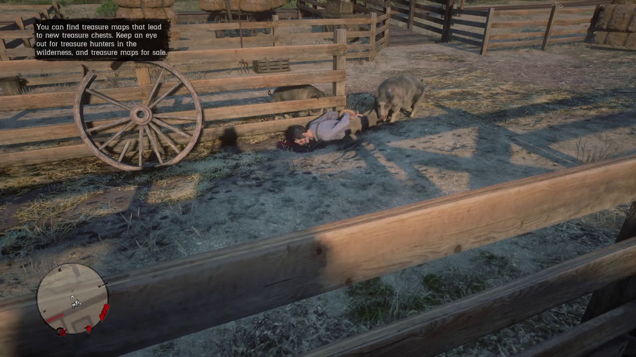 Red Dead Redemption 2 pig feed - YouTube