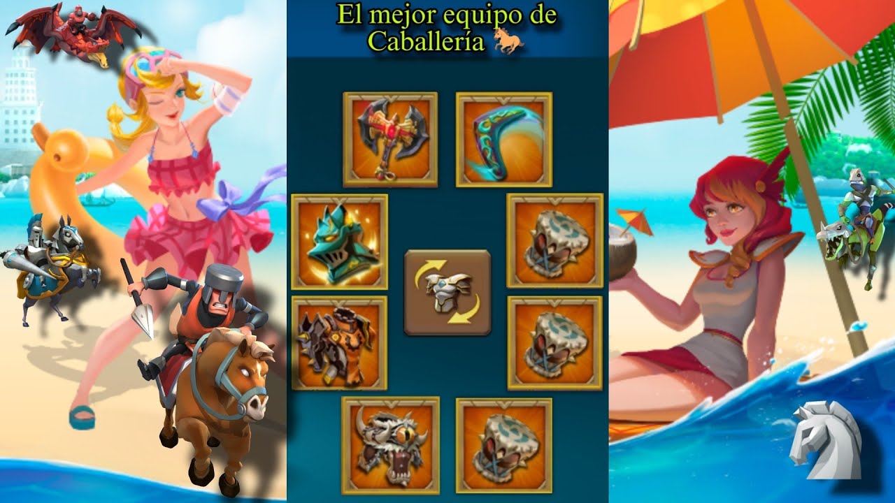 Lords Mobile - El mejor equipo de Caballería para atacar - YouTube