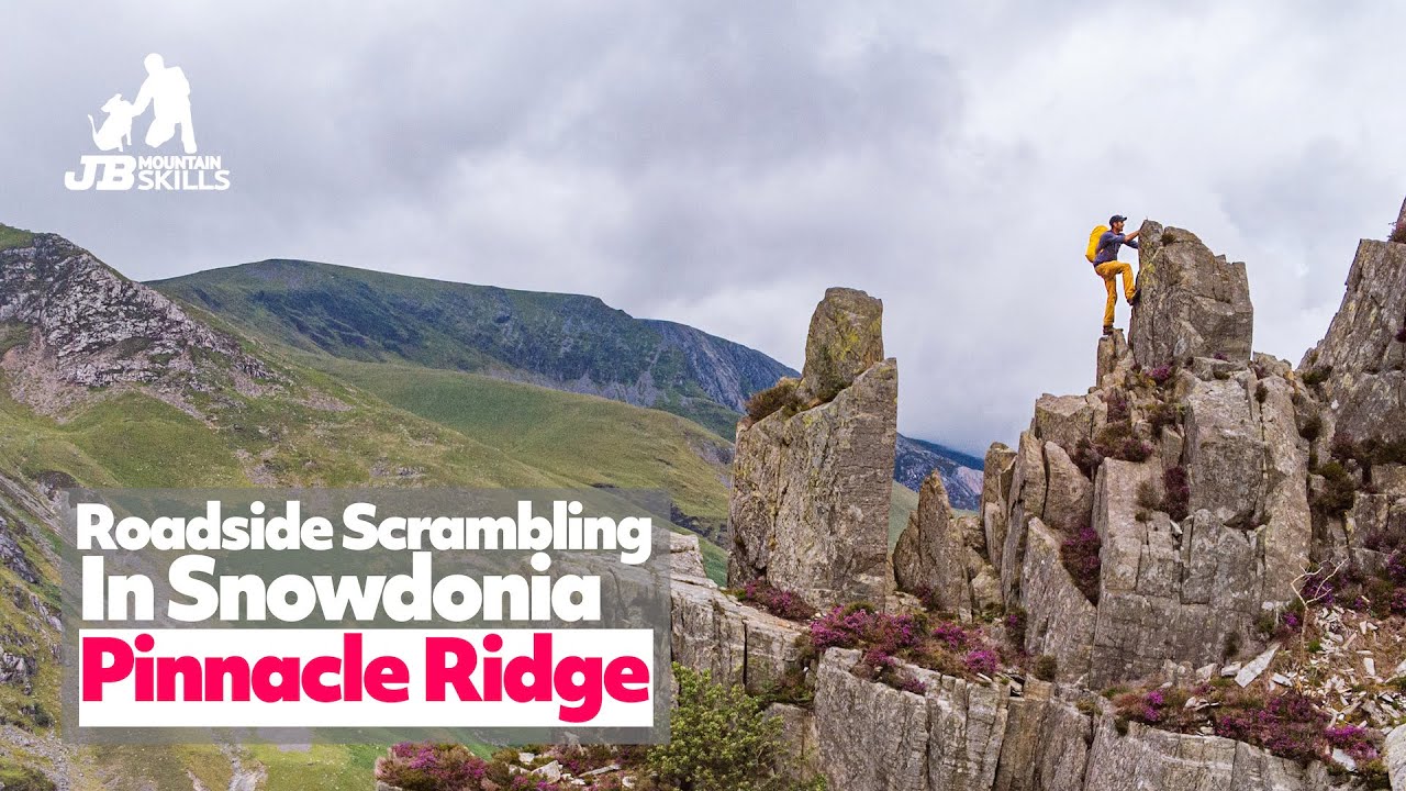 Roadside Scrambling in Snowdonia, Pinnacle Ridge - Grade 2. A great ...