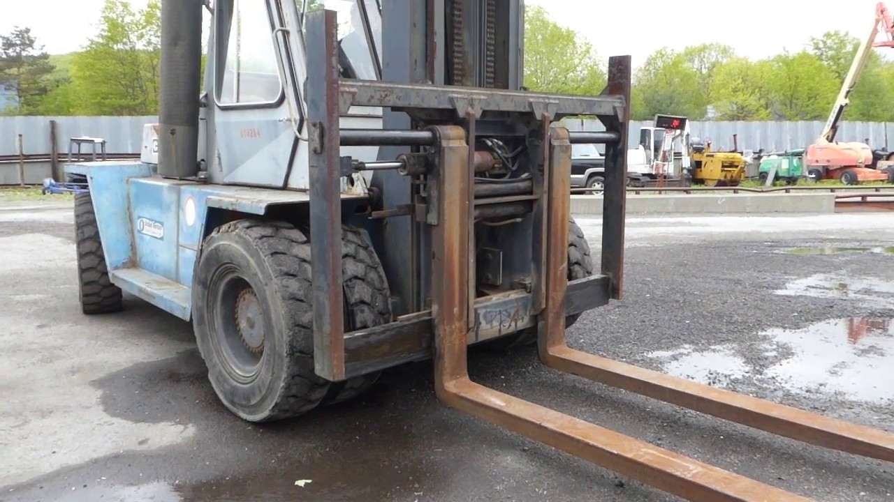 1989 Caterpillar V330B Diesel Forklift - TRO 0515172 - YouTube