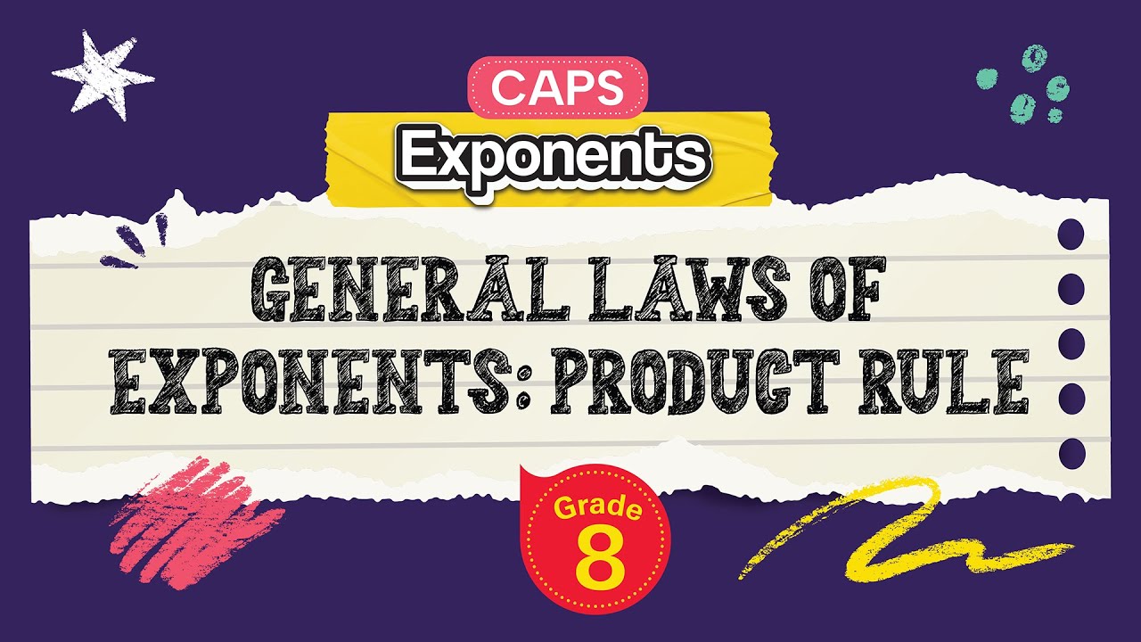 [GRADE 8] General laws of Exponents: Product Rule - YouTube