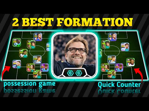 750 Coin Klopp Manager – Best 2 Formations to Win Division | Possession Game & QC | 