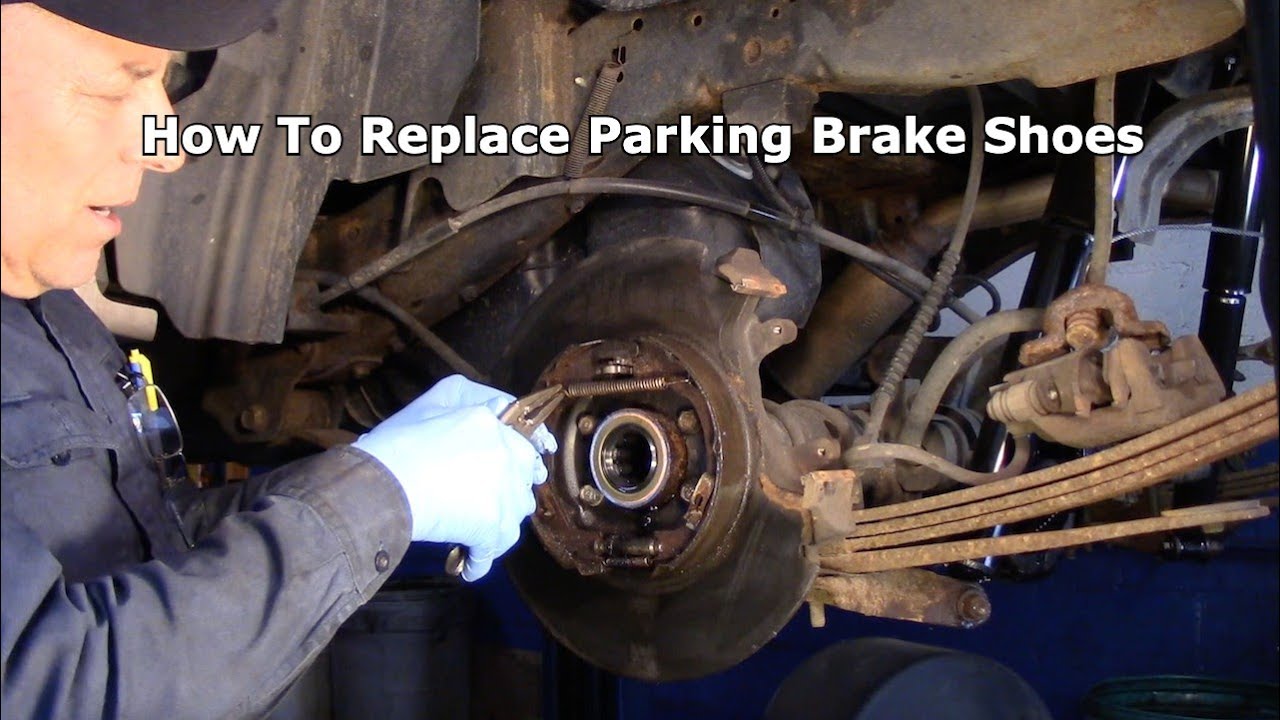 Replace The Parking Brake Shoes 2002-2010 Ford Explorer - YouTube