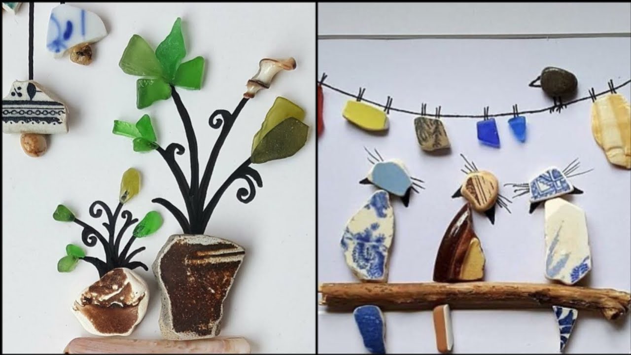 diy best pebbles art for family||diy best 27+pebbles art||rocks art ...