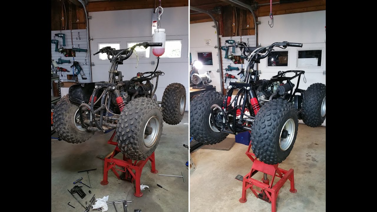 Project: 2005 Suzuki LT-A50 mini quad fixer-upper is now finished. See ...