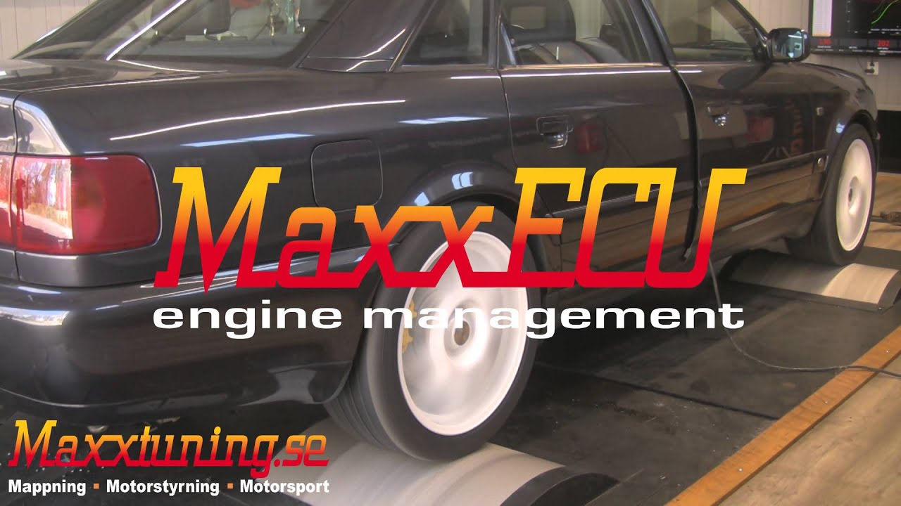 Mappning MaxxECU Plugin - 378WHP Audi S4 - Maxxtuning AB - YouTube