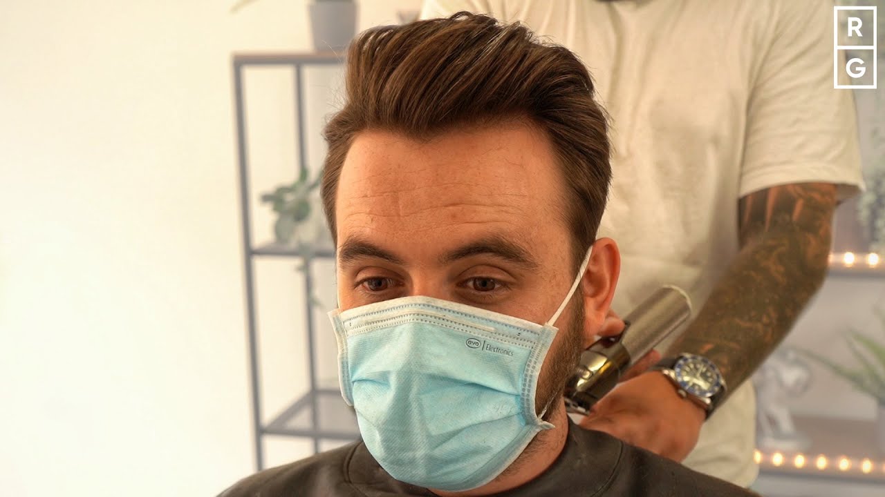 "YOU'RE A WIZARD!" - Great Haircut for a High Hairline - YouTube