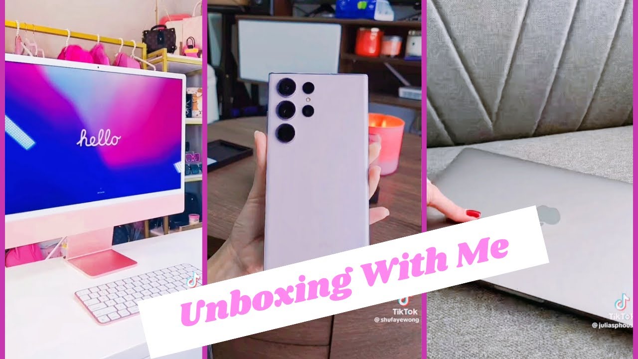 ASMR SATISFYING UNBOXING | MacBook | iMac | Samsung Galaxy - YouTube