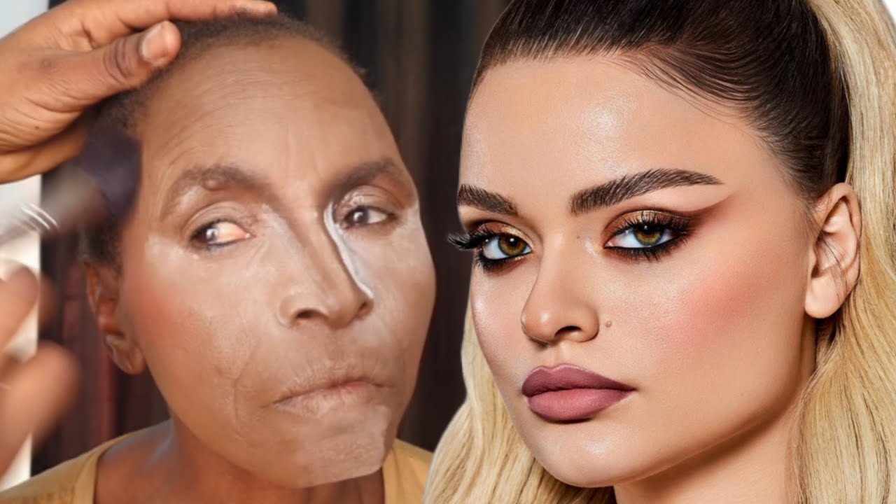 UNBELIEVABLE 😱🔥 60 YEARS GRANDMA GOT TRANSFORMED 😳 BRIDAL GELE & MAKEUP ...