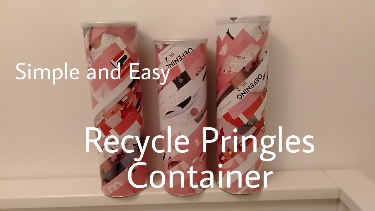 How to Recycle Pringles Container - YouTube