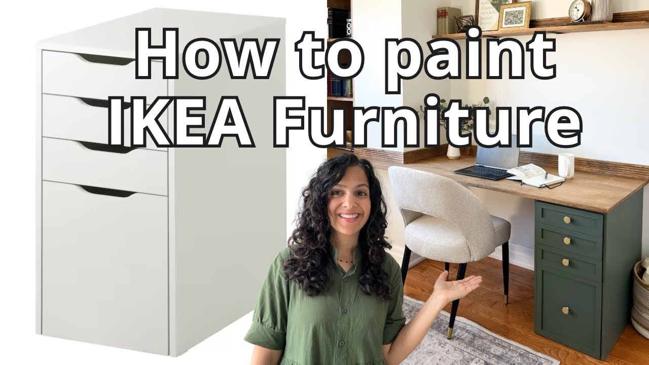 How to paint IKEA Furniture so it LASTS // 3 simple steps - YouTube