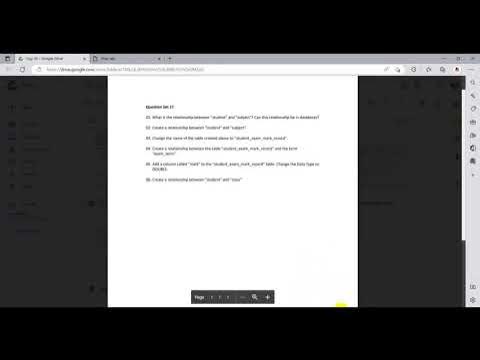 Explain how to create a relationship between the tables in a normalized database. - YouTube