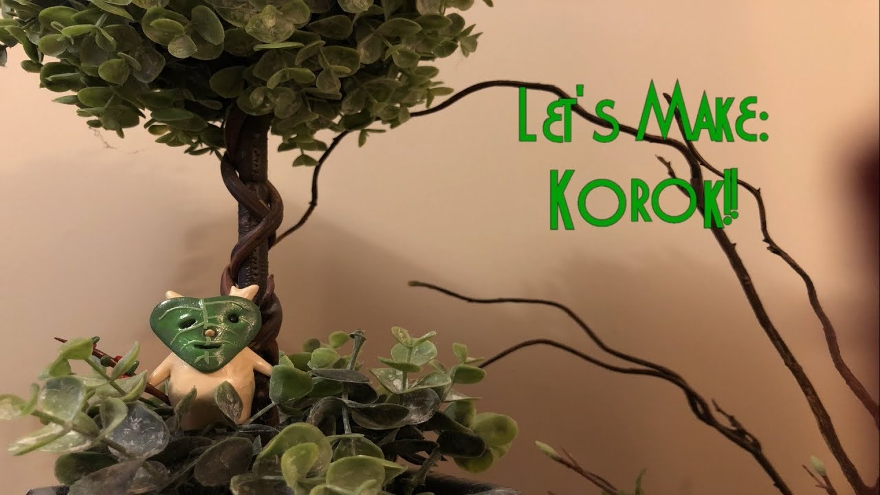 Let's Make: Korok from Zelda Breath of the Wild!! (Polymer Clay ...
