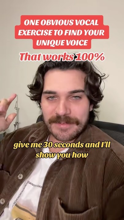 The vocal trick to find your own singing voice #sing #singer #howtosing #singing # ...