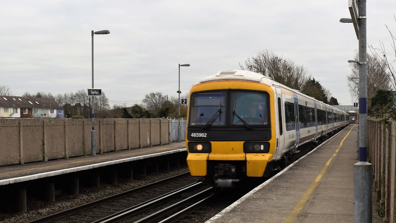 Trains At Teynham 17/02/17 - YouTube