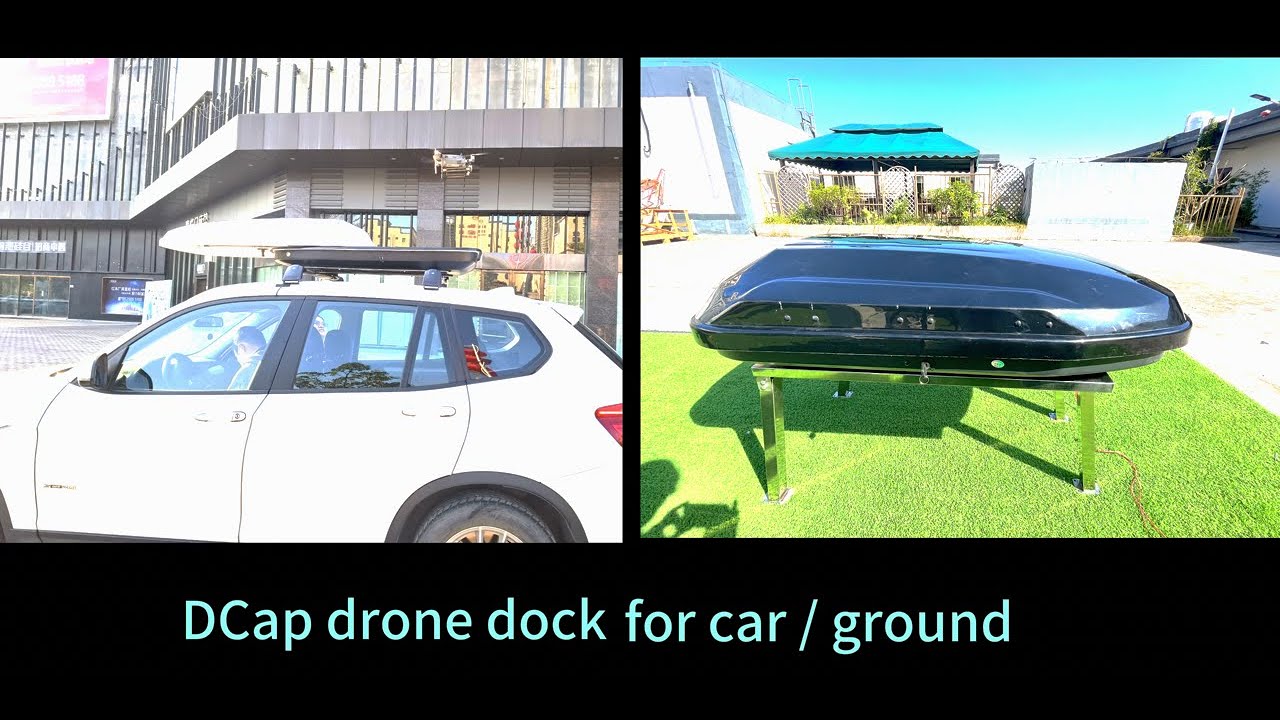 DCap drone dock for multiple applications - YouTube
